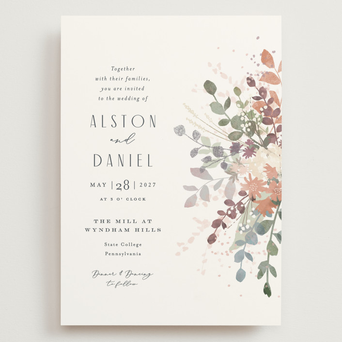 Golden Hour Grand Wedding Invitations by Jennifer Wick | Minted