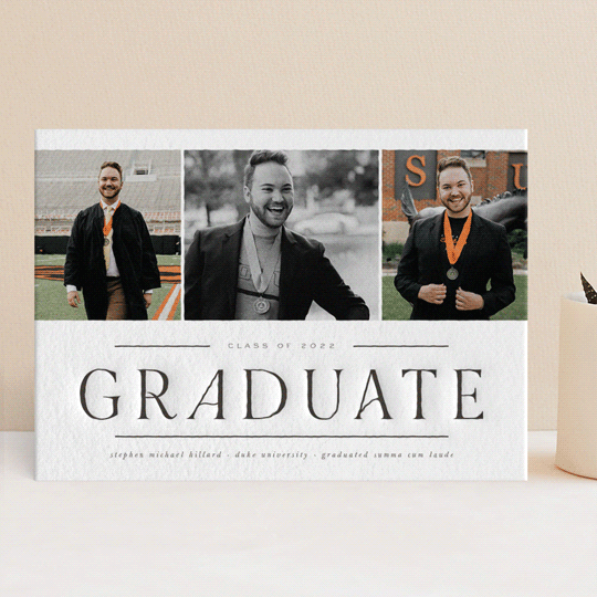 Summa Cum Laude Letterpress Graduation Announcements by Ashley ...