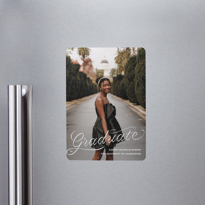 Ribbons and Cords Graduation Announcement Magnets by Megan Davis | Minted