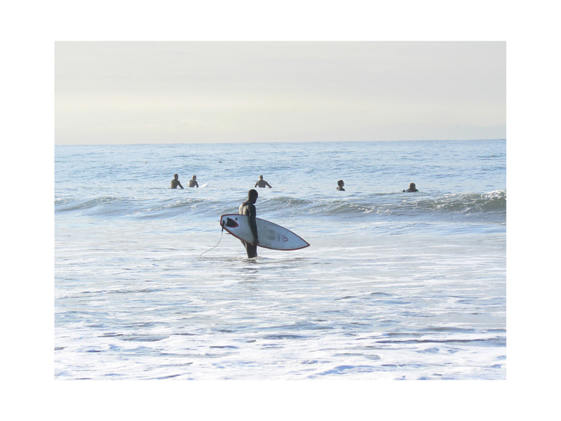 Early morning surfer, Venice Beach Wall Art Prints by Annie Seaton | Minted