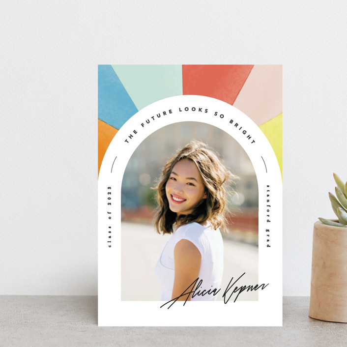 Bright Future Graduation Announcement Postcards by Creo Study | Minted