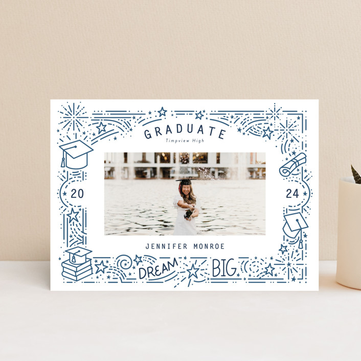 Dream Big Grad Graduation Announcement Postcards by Stephanie Hawkes ...