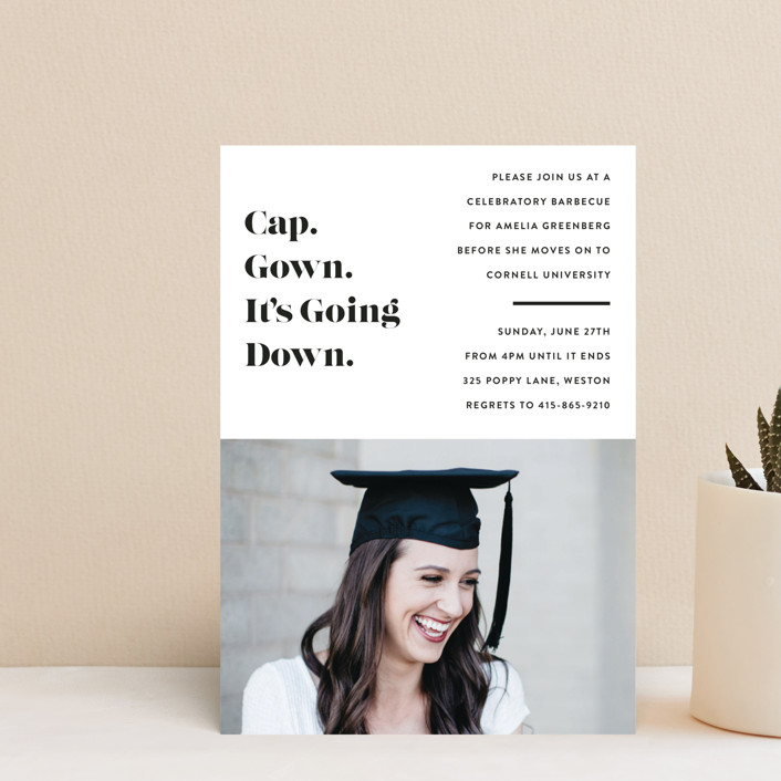 It's Going Down Graduation Party Invitations by Up Up Creative | Minted
