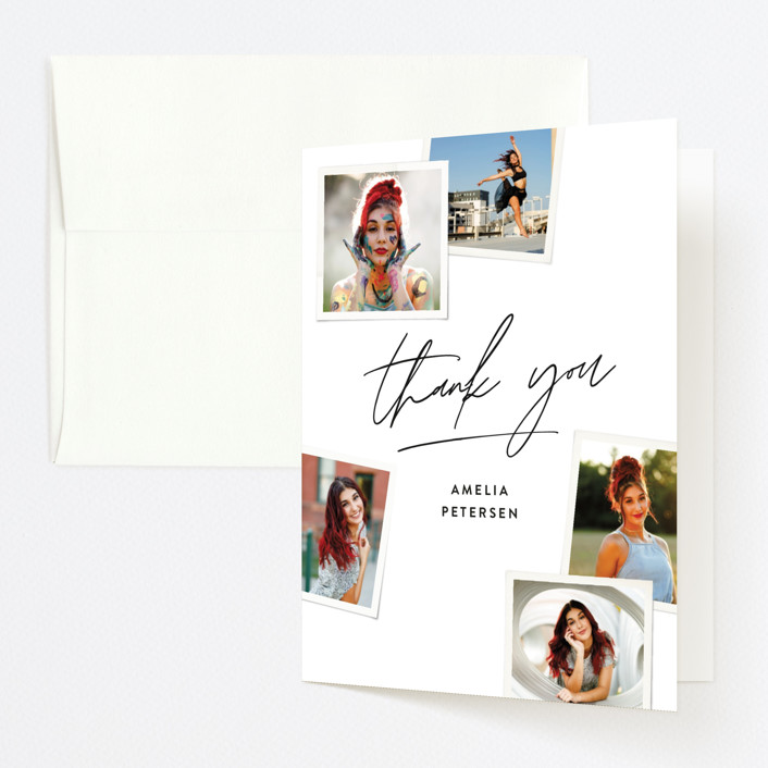 Polaroid Party Graduation Thank You Cards by Robert and Stella | Minted
