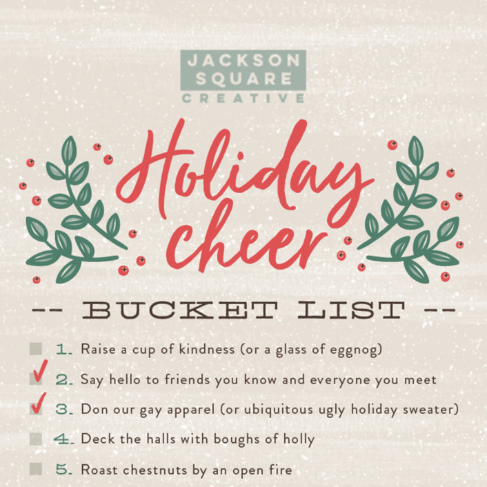 Holiday Bucket List Business Holiday Cards by Ann Gardner | Minted