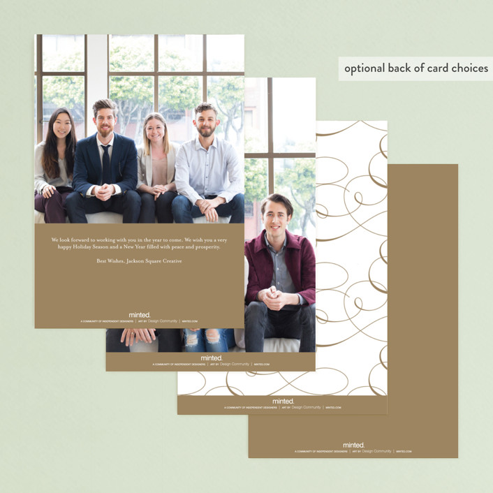 Best Wishes for the Best Clients Business Holiday Cards by Jackie ...