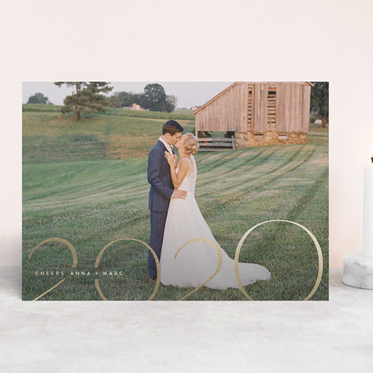 Composed Foil-Pressed Holiday Cards by kelli hall | Minted