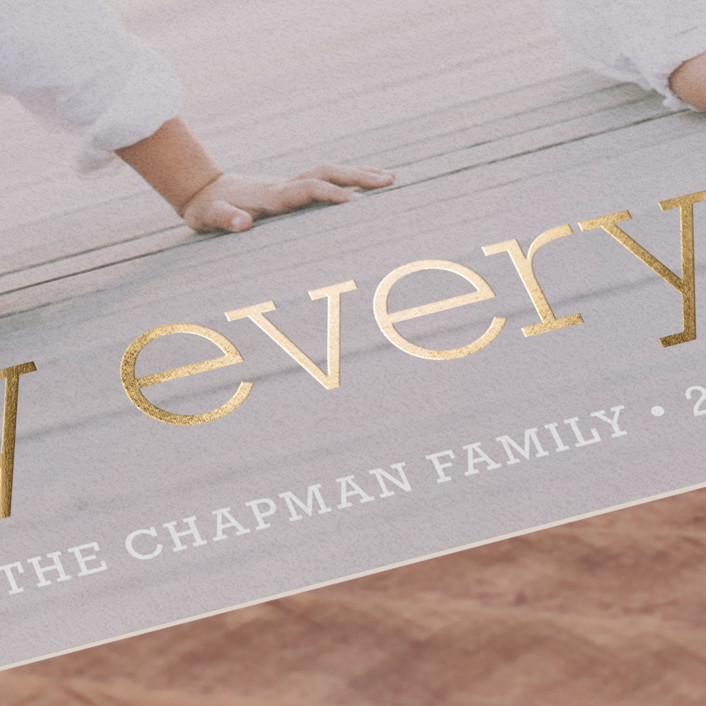 Happy Everything Foil-Pressed Holiday Cards by annie clark | Minted