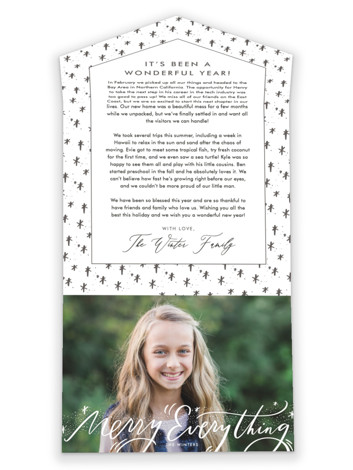 Everything Script All-In-One Holiday Cards by Julie Murray | Minted