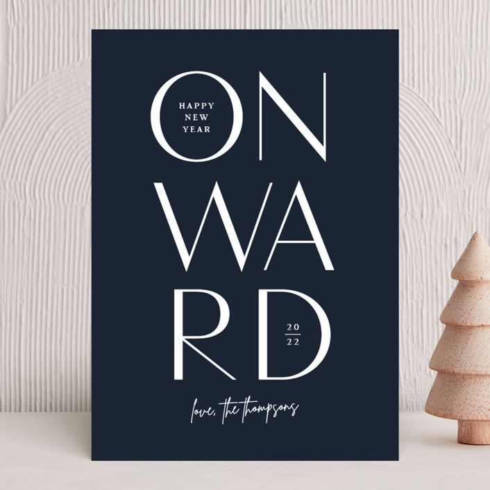 Onward Holiday Cards by Jessica Corliss | Minted