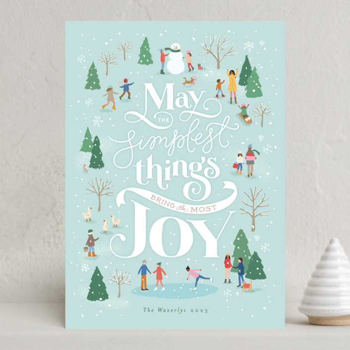 Simple Things Holiday Cards by Jennifer Wick | Minted