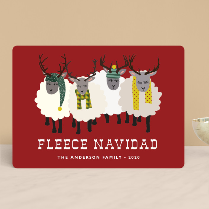 Fleece Navidad Holiday Cards by 24th and Dune | Minted
