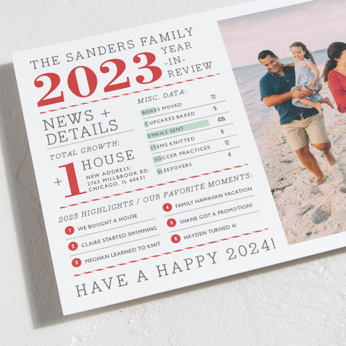 Infographic Year In Review Template