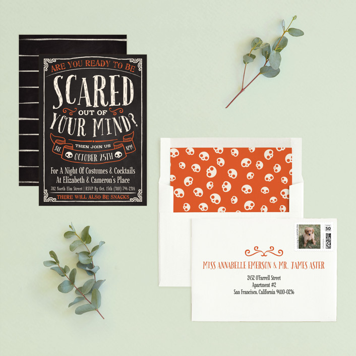 Scary Holiday Party Invitations by GeekInk Design | Minted