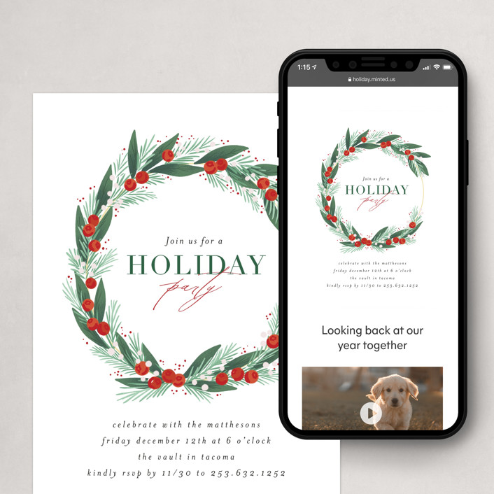 Holiday Get Together Invitation