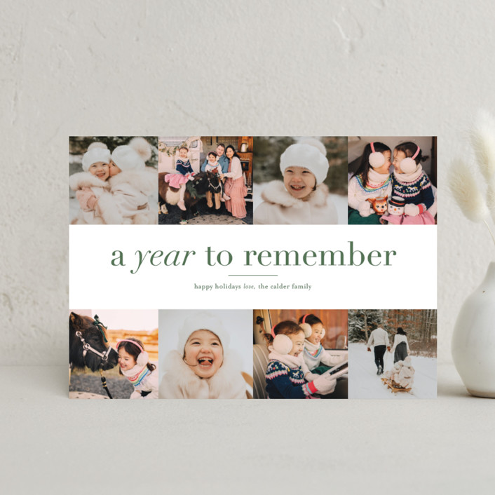 A Year to Remember Holiday Postcards by Alexandra Cohn | Minted