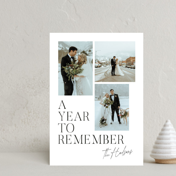 A Year to Remember Holiday Postcards by Nicoletta Savod | Minted