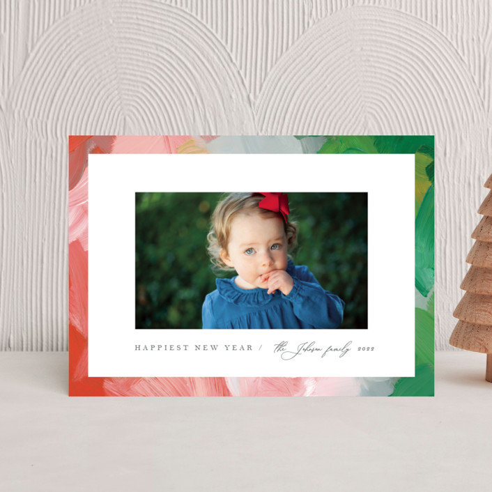 Jolly Border Holiday Postcards by Nicole Walsh | Minted