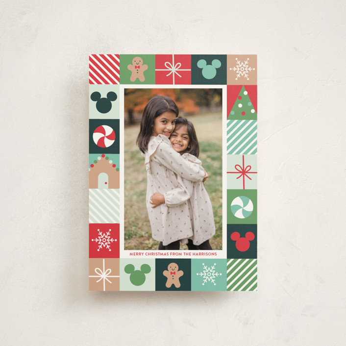 Disney's Mickey Mouse Holiday Border Holiday Postcards by Annie ...