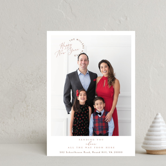 Cheer from Here Holiday Postcards by Owl and Toad | Minted