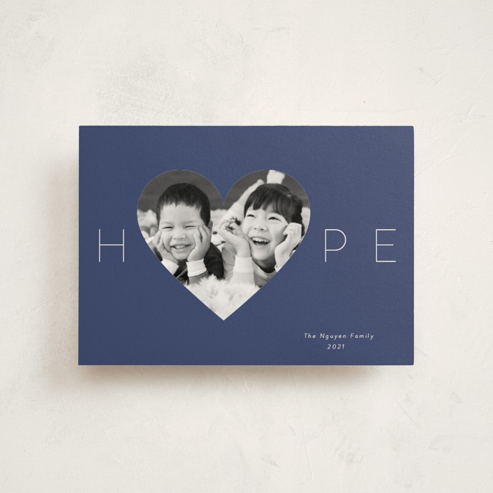 Hope Heart Holiday Postcards by Kim Dietrich Elam | Minted