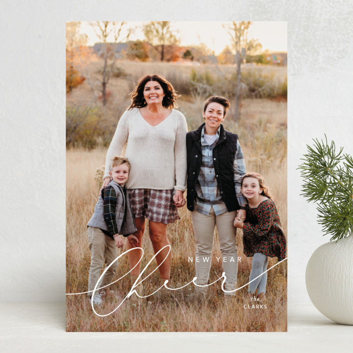 Scripted Christmas Holiday Photo Cards by Jennifer Postorino | Minted