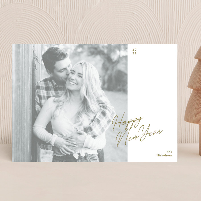 Simple Edit Holiday Photo Cards by Wendy Chung | Minted