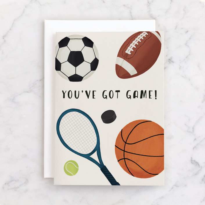 Sporty Dad Individual Father's Day Greeting Cards by Juliana Zimmermann ...