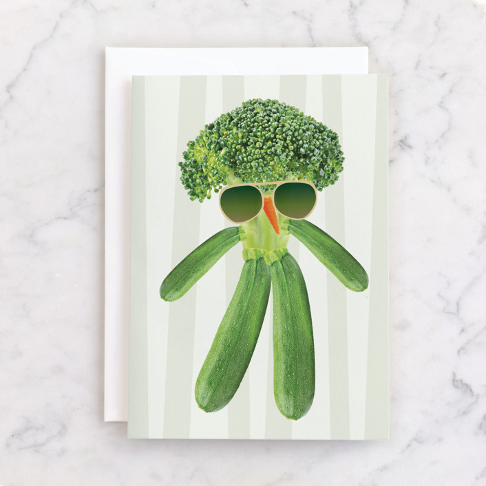 Broccoli Fart Individual Masculine Birthday Greeting Cards by Kamala ...