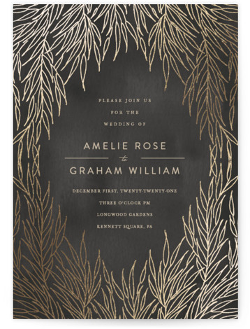 Midnight Vineyard Wedding Invitations by Design Lotus | Minted