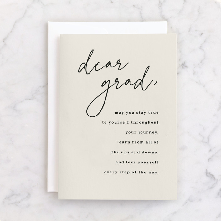 Dear Grad Individual Graduation Greeting Cards by Louise Kay | Minted