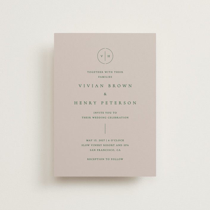 wellness Petite Wedding Invitations by Sumak Studio | Minted