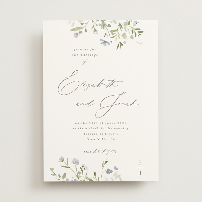 Minted wedding store