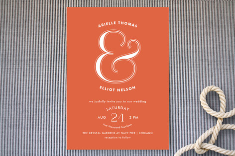 Curved Wedding Invitations | Rooba