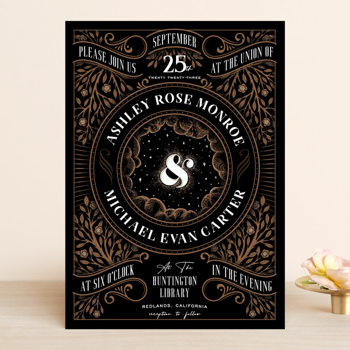 Grand Natura Wedding Invitations by GeekInk Design | Minted