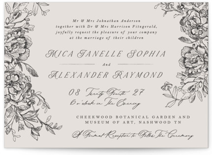 Customizable and Elegant Wedding Invitations | Minted