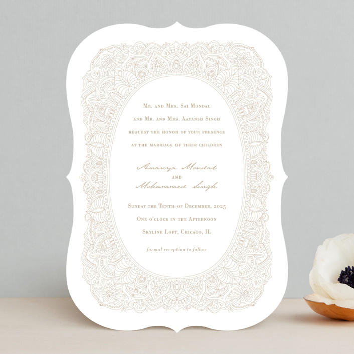 Extravagant Wedding Invitations by Jessie Steury | Minted