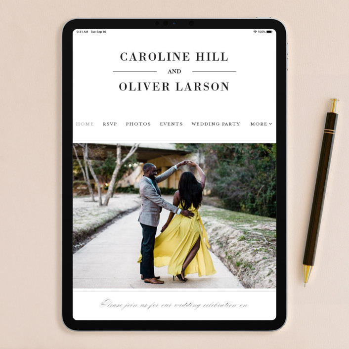 At Last Wedding Invitations by Lauren Chism | Minted