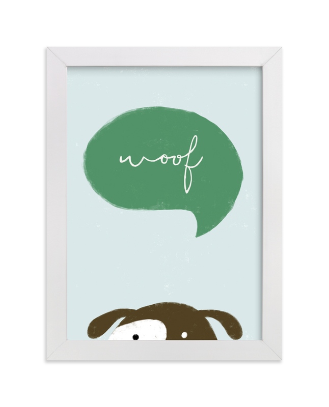 Woof Wall Art Prints by Pixel and Hank | Minted