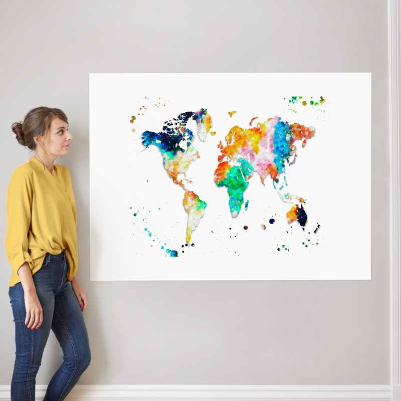 United Colors Wall Art Prints by Alex Isaacs Designs | Minted