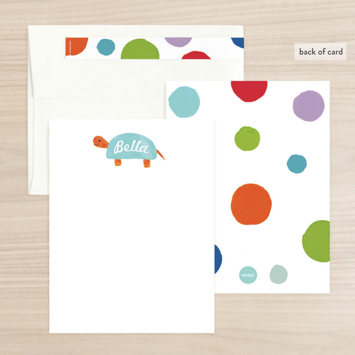 Turtle Children's Stationery by Kelly Nasuta | Minted