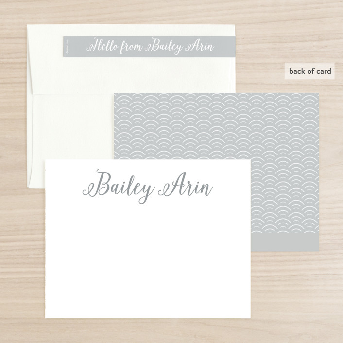 Baby Script Children's Stationery by Erin Deegan | Minted
