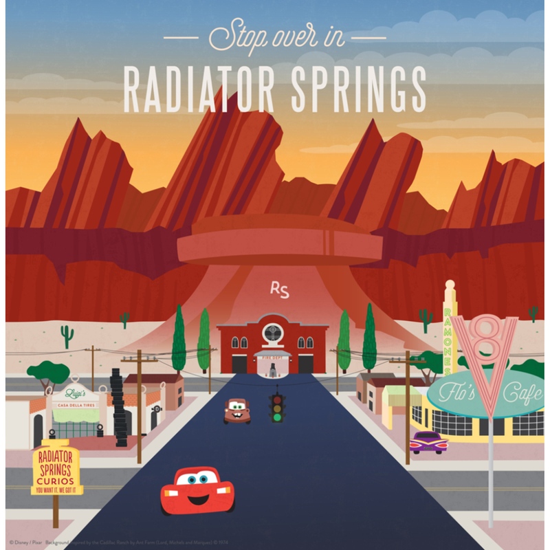 Stop Over In Radiator Springs from Disney and Pixar's Cars Children's ...