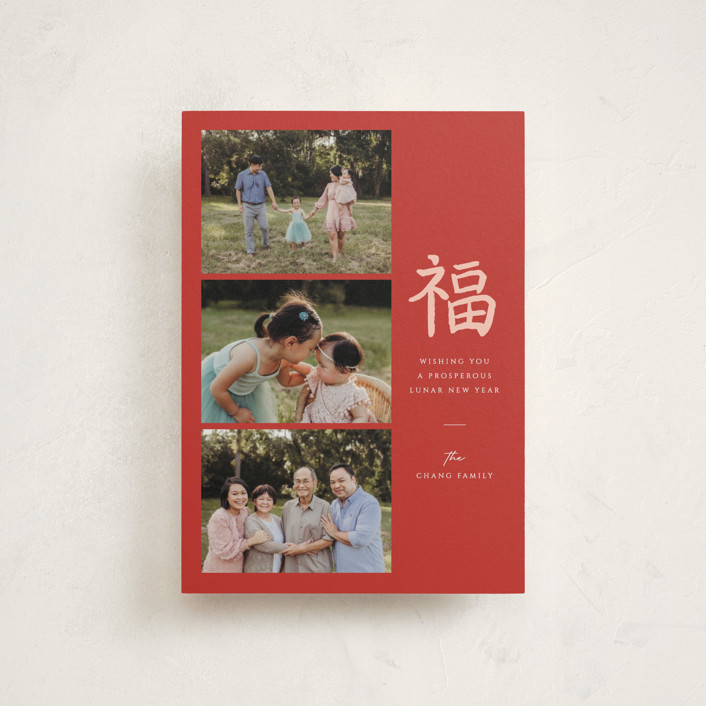 Chinese Ink Lunar New Year Postcards by Adelyn T. | Minted