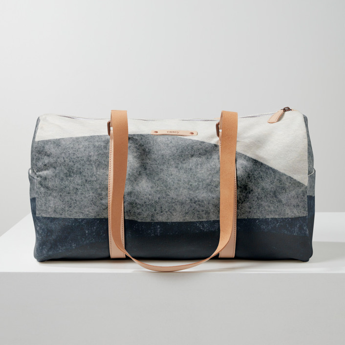 tissue overlay Luxe Fillmore Duffle by Carrie Moradi | Minted