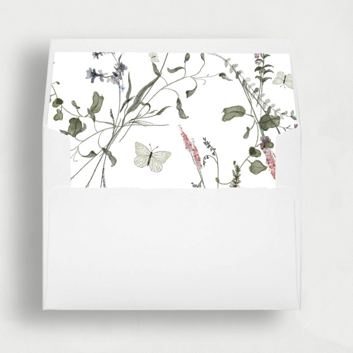 Wildflower Butterly | Set of 25 Envelope Liners Envelope Liners by ...