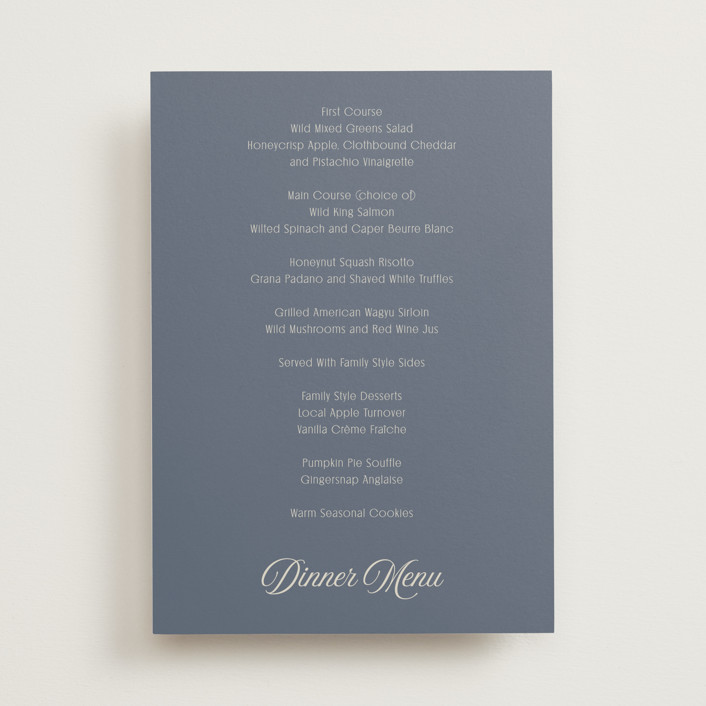 Ritzy Menus by Nicoletta Savod | Minted