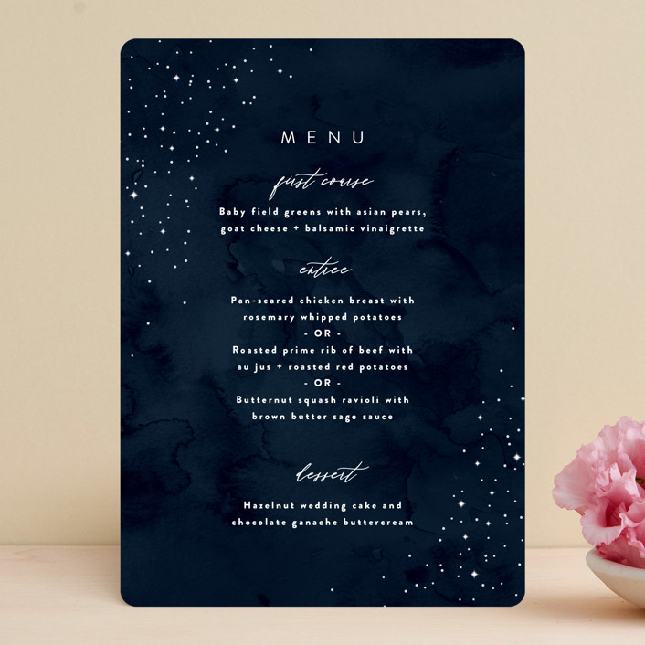 Celestial Menus by Carly Reed Walker | Minted