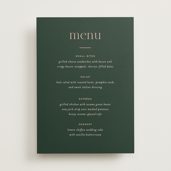 Little party big love Menu Cards by Jessica Corliss | Minted