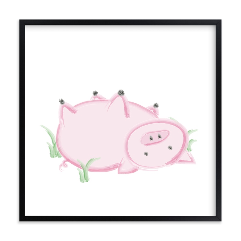 Sunny Side Oink Fine Art Prints by kitbee | Minted